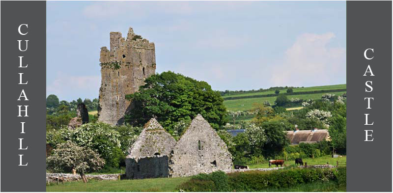 Cullahill Castle and Sheela na gig, Laois