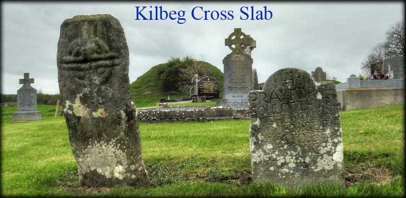 Kilbeg Upper, Cross Slab, Meath